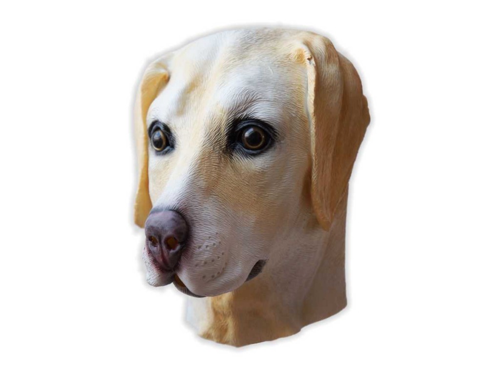 Dog Latex Mask Golden Labrador