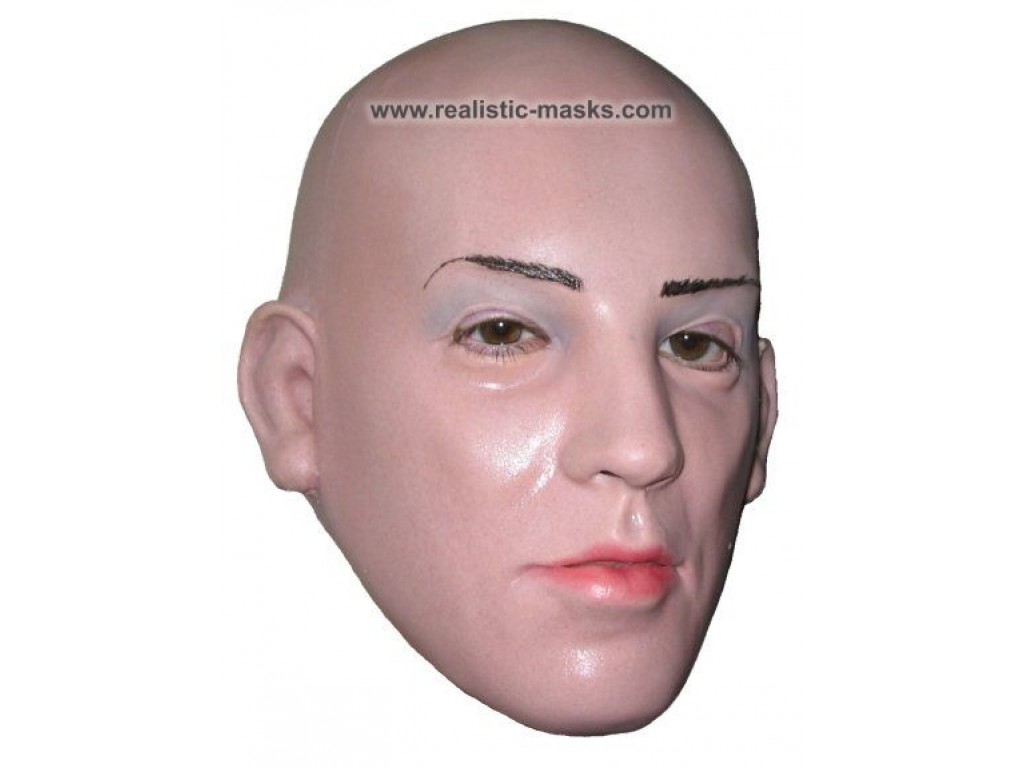Sexy Vamp Woman's Face Latex Mask
